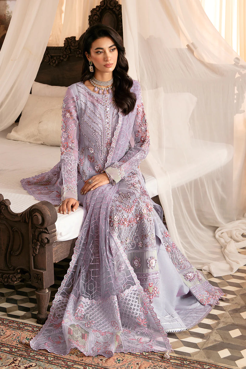 Ramsha Embroidered Organza 3 Piece suit H-305 – Babus Clothing