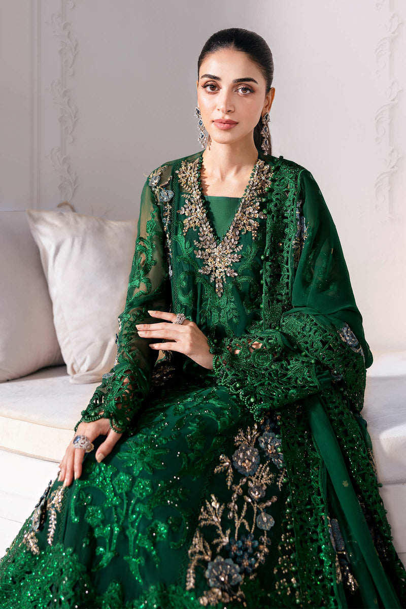 Maria B Embroidered Chiffon Suit BD-3008 – Babus Clothing