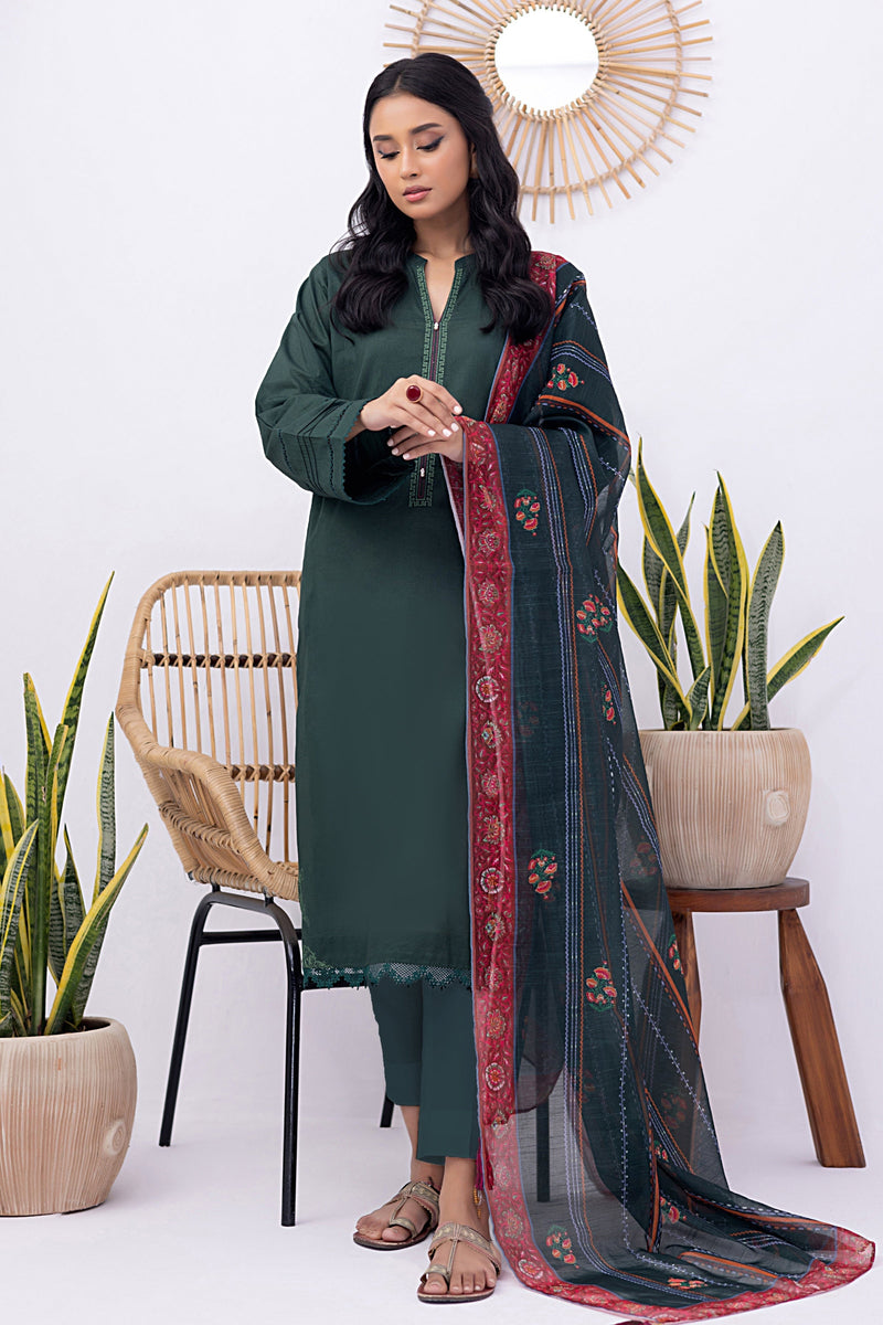 Lakhany 03 Piece Ready to Wear Dyed Embroidered Suit - LG-SS-0300 – Babus Clothing