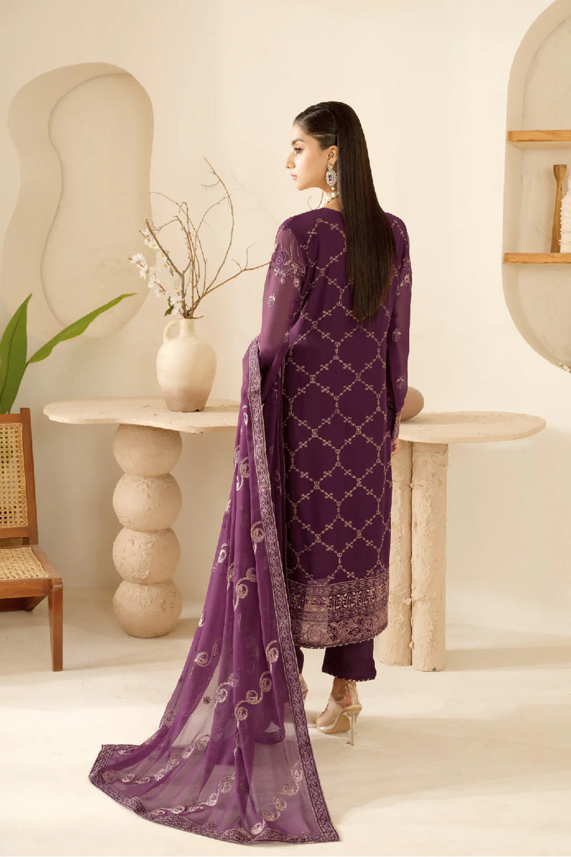 Ramsha Embroidered Chiffon Suit BB-109 – Babus Clothing