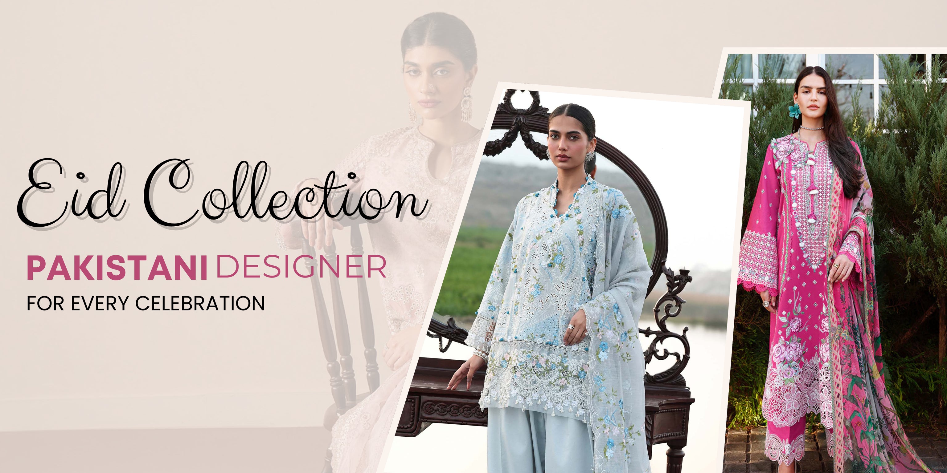 Pakistani Designer Eid Collection | Elegant Pakistani Eid Suits UK ...