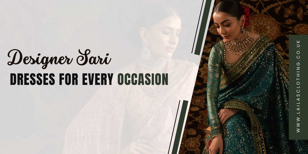 Pakistani Designer Sari & Sari Dresses | Designer Sari Collection UK ...