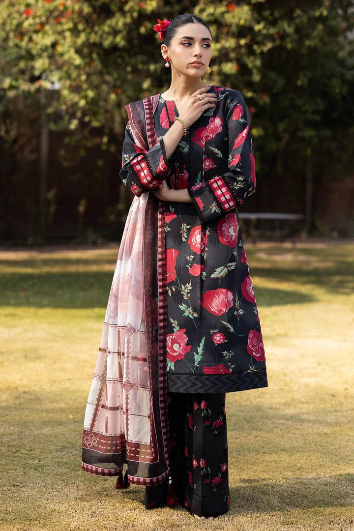 Alizeh Digital Printed Lawn Suit AF-PL-6032-Somber – Babus Clothing