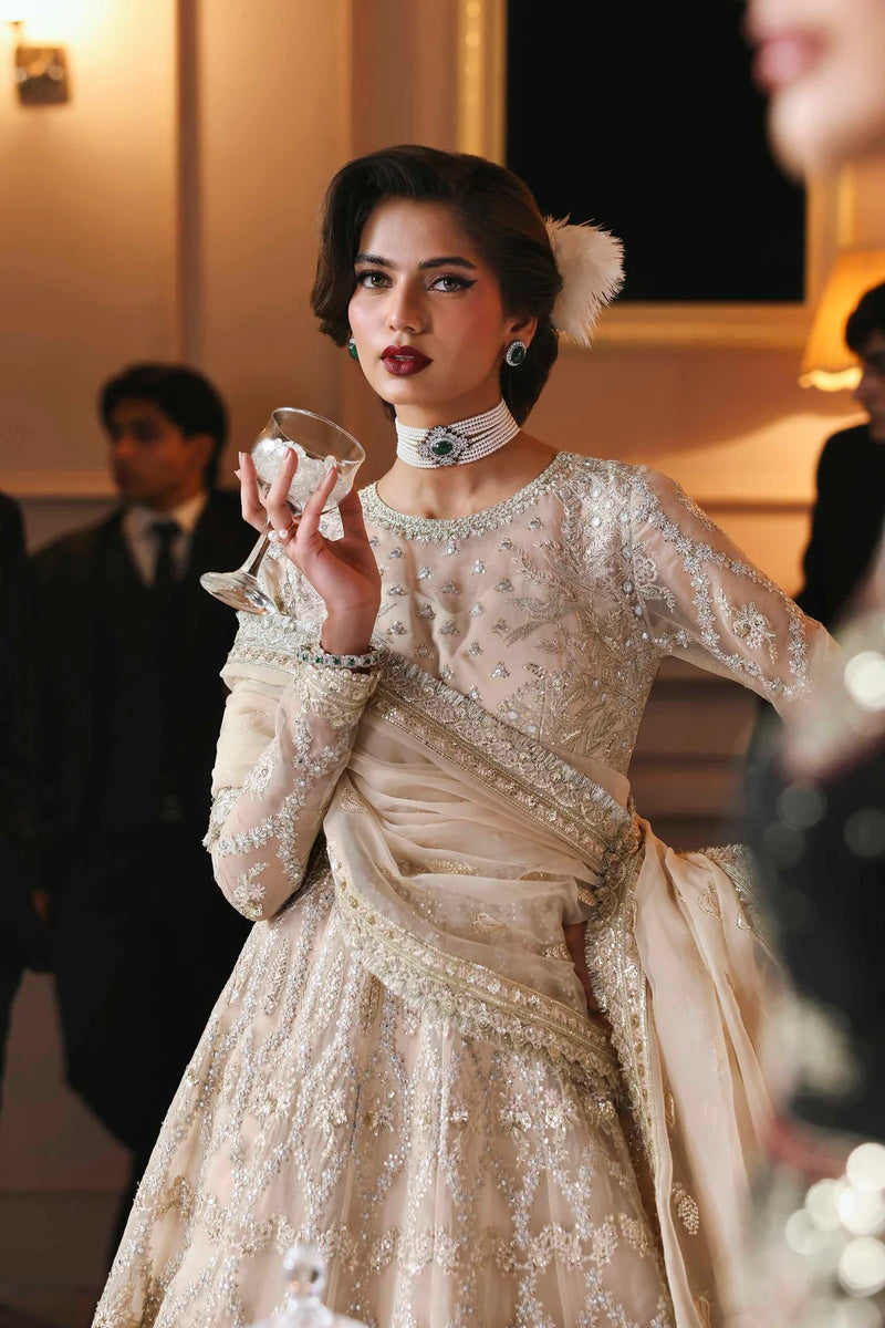 Akbar Aslam Embroidered Organza Suit Gulnisa – Babus Clothing