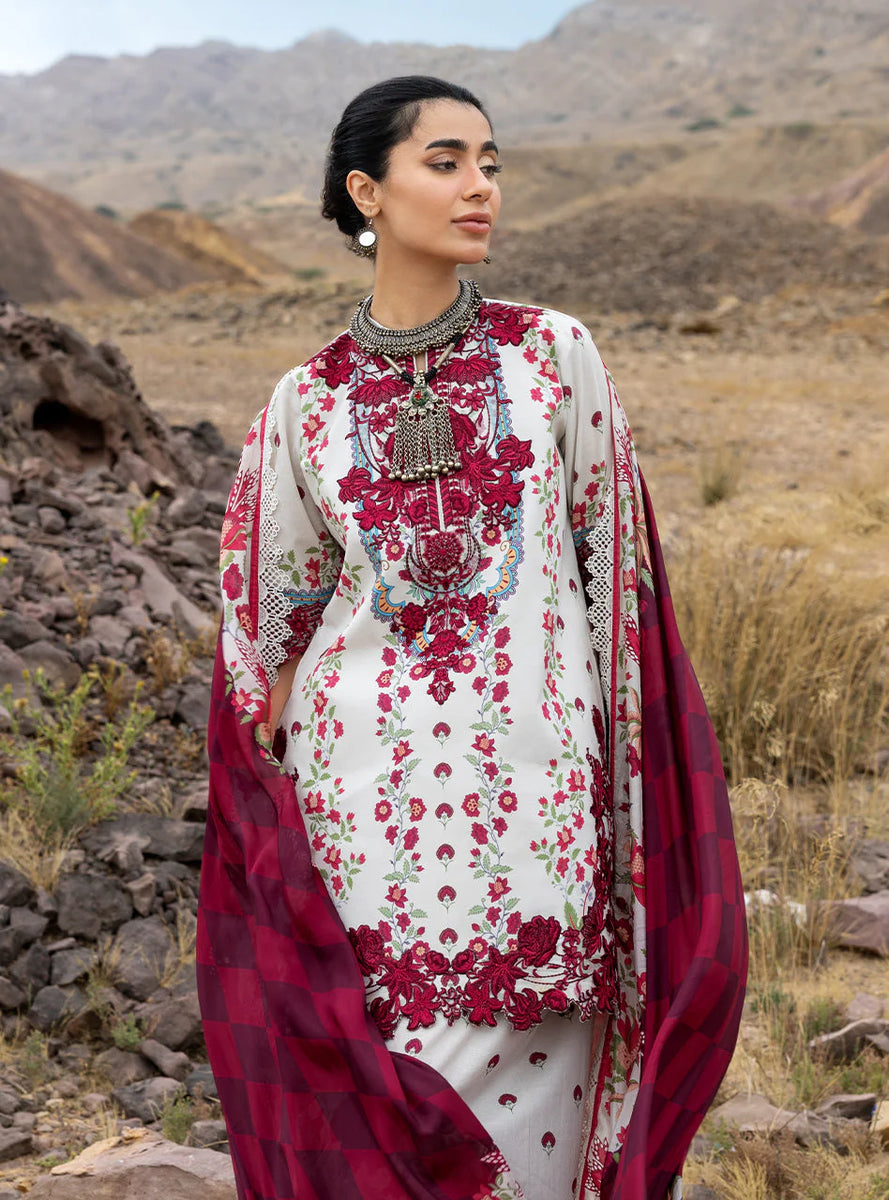 Zainab Chotani Embroidered Jacquard Suit Rivya 14 – Babus Clothing
