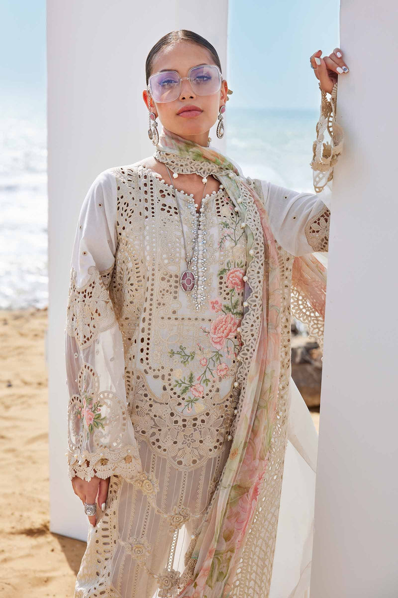 Maria B Embroidered Lawn Suit | EID LAWN-25-07 – Babus Clothing
