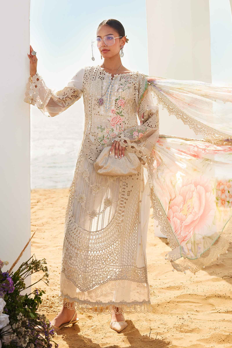 Maria B Embroidered Lawn Suit | EID LAWN-25-07 – Babus Clothing