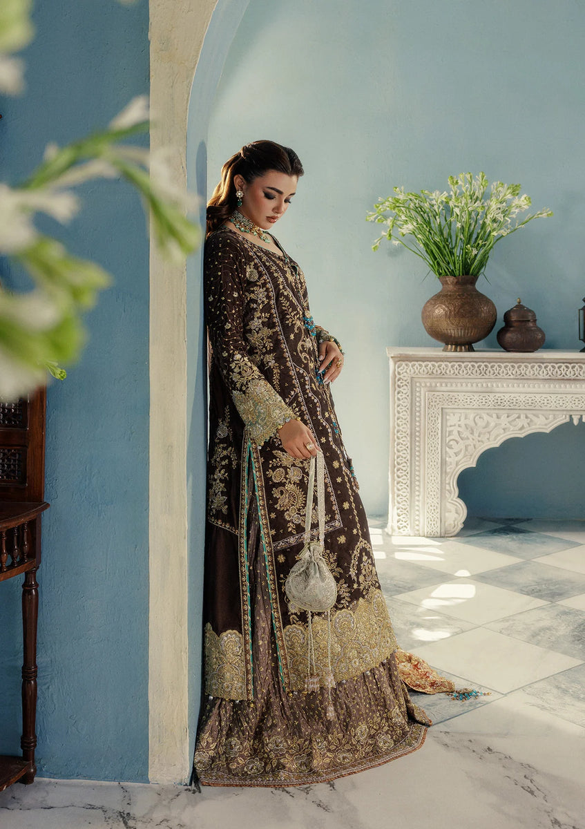 Aik Aitler Embroidered Velvet Suit UDAIPUR - LOOK 07 – Babus Clothing